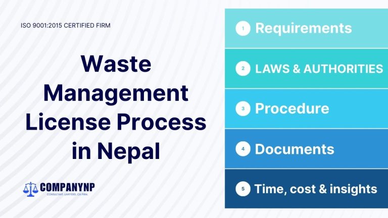 Waste Management License Process in Nepal | CompanyNP